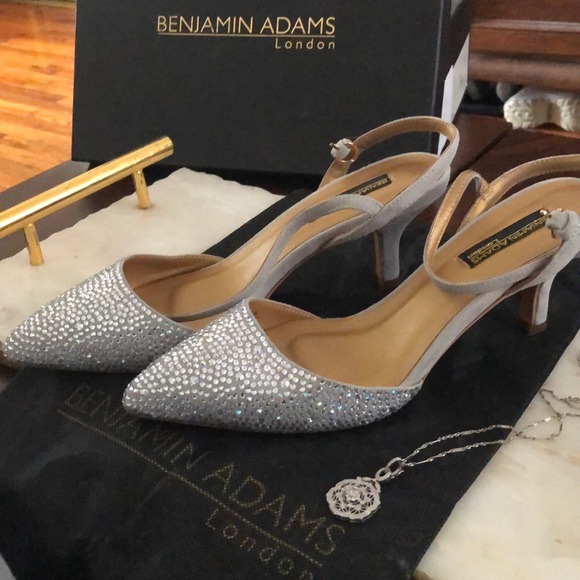 Benjamin Adams | Shoes | Nwt Starry Night Suede Kitten | Poshmark